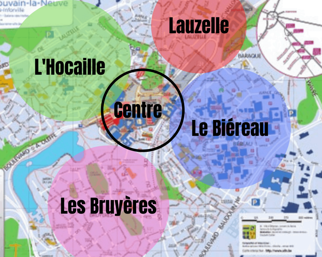 Première année d’études à Louvain La Neuve, comment s'y retrouver