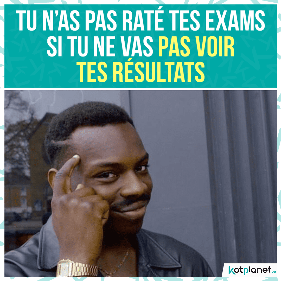 5 memes qui vont te rappeler ton état à l'approche des résultats