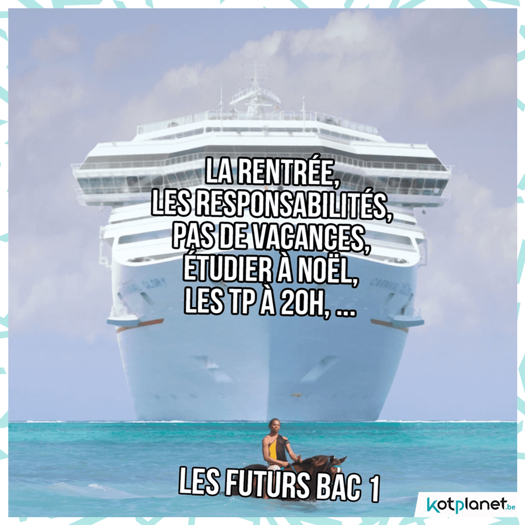 5 memes qui vont te rappeler que la rentrée approche