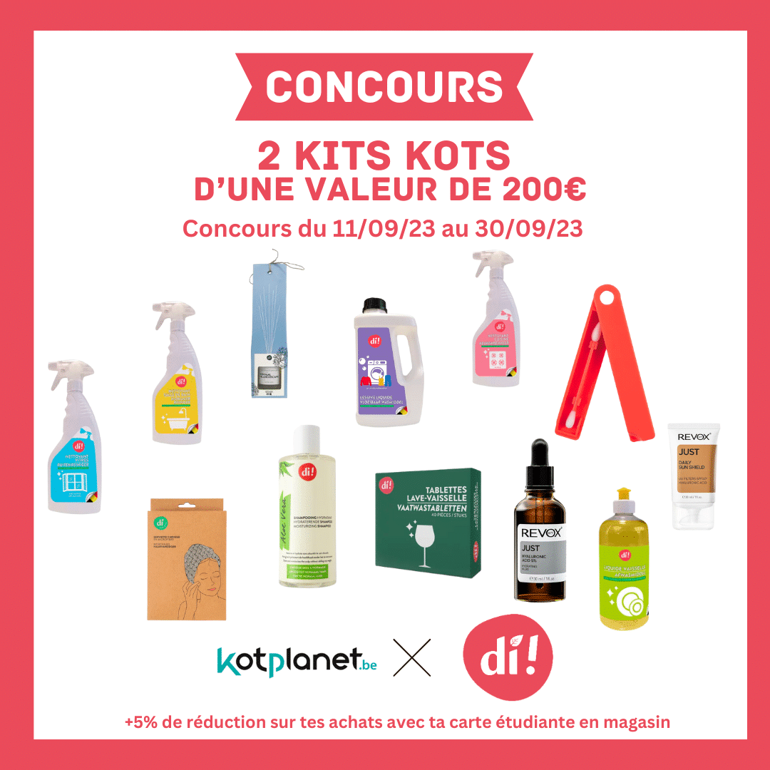 - CONCOURS TERMINÉ - Gagne 2 kits kots d'une valeur de 200€ grâce à DI